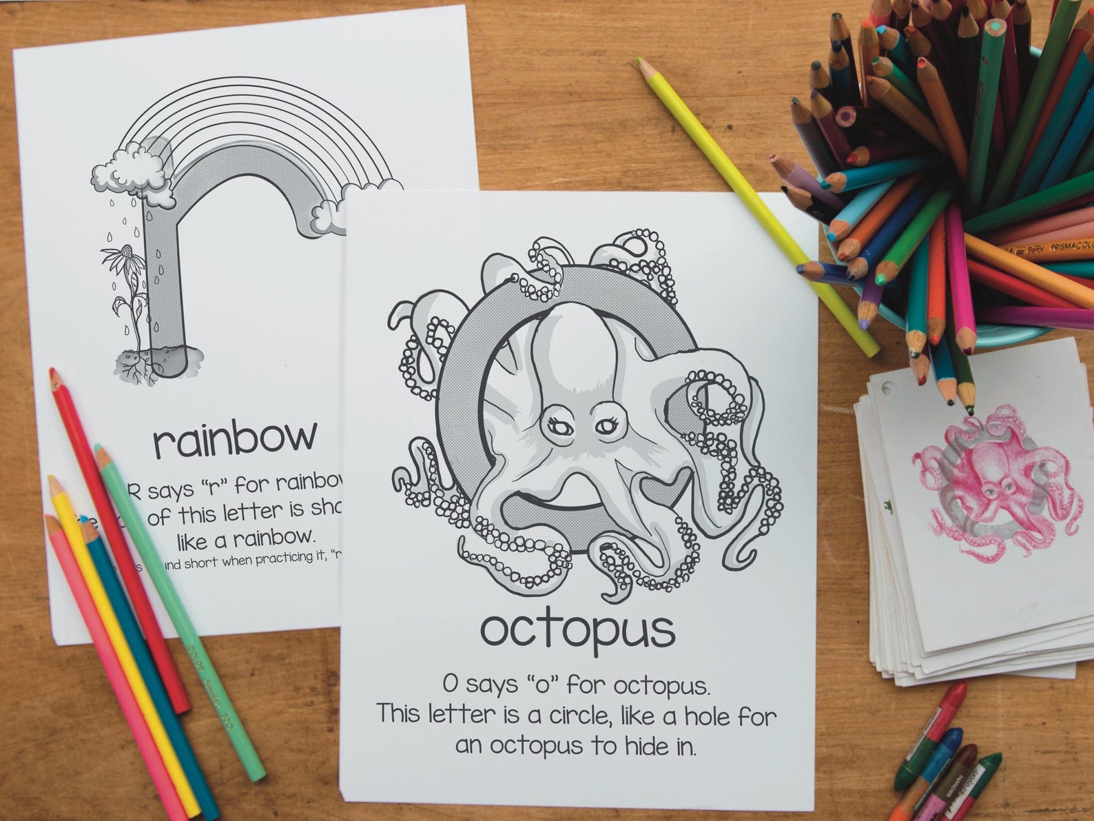 Phonetic Alphabet Coloring Pages | Mnemonic Phonics (digital Download ...