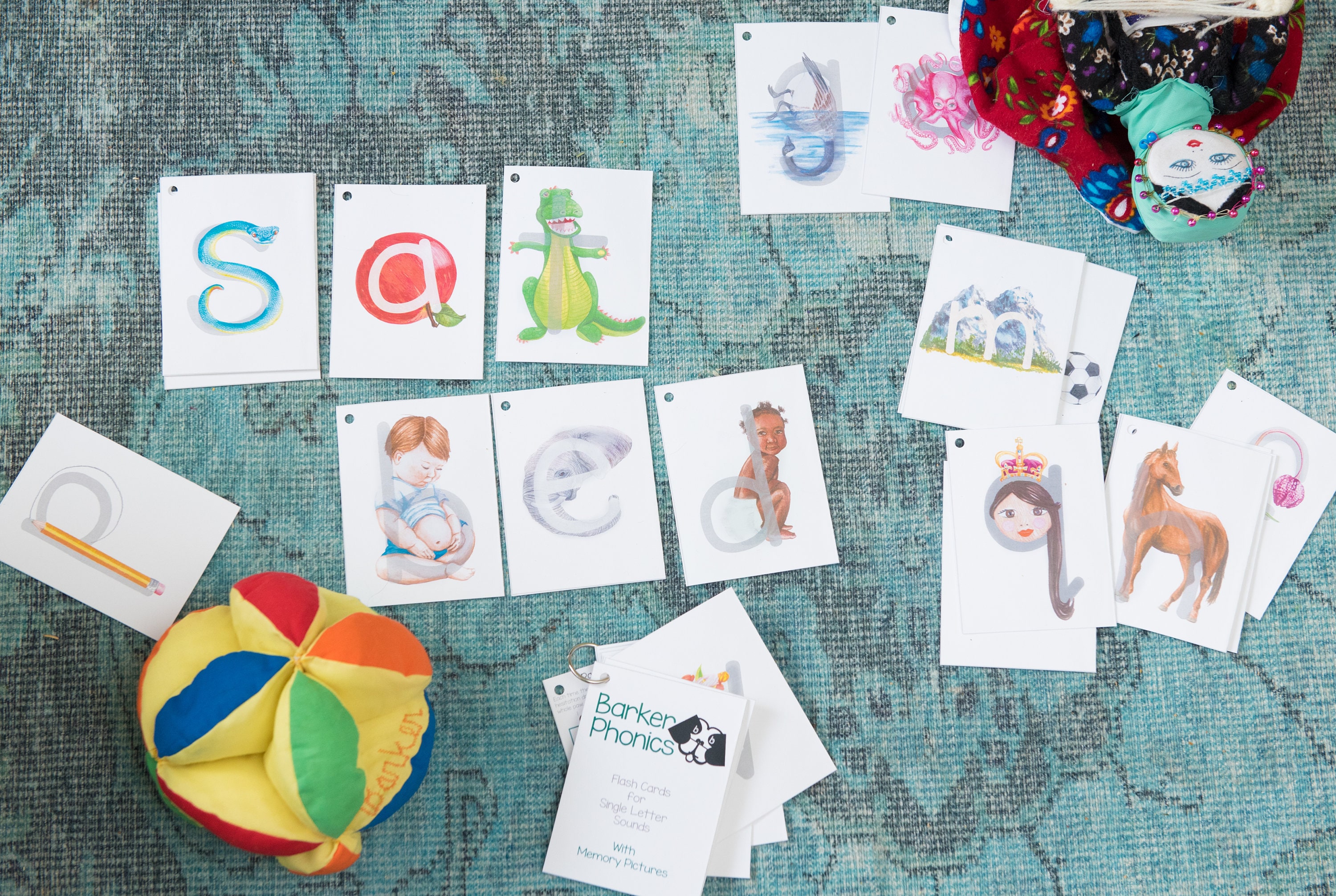 Mini-sized Cards, 4 per Page: Phonetics for Preschool and Kindergarten ...