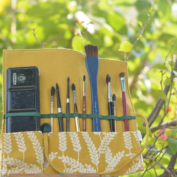 Paint Brush Roll - Etsy