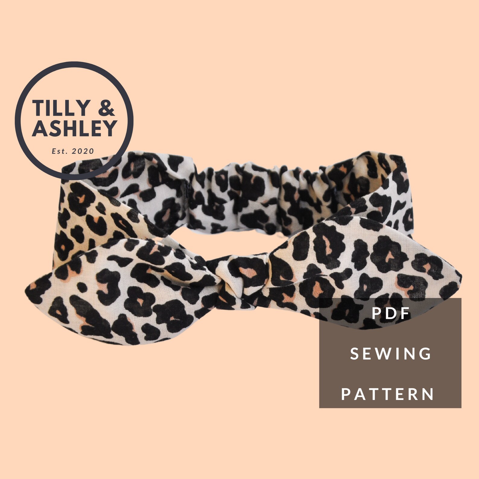 Elastic Back Headband Sewing Pattern PDF Baby Bow Knot - Etsy