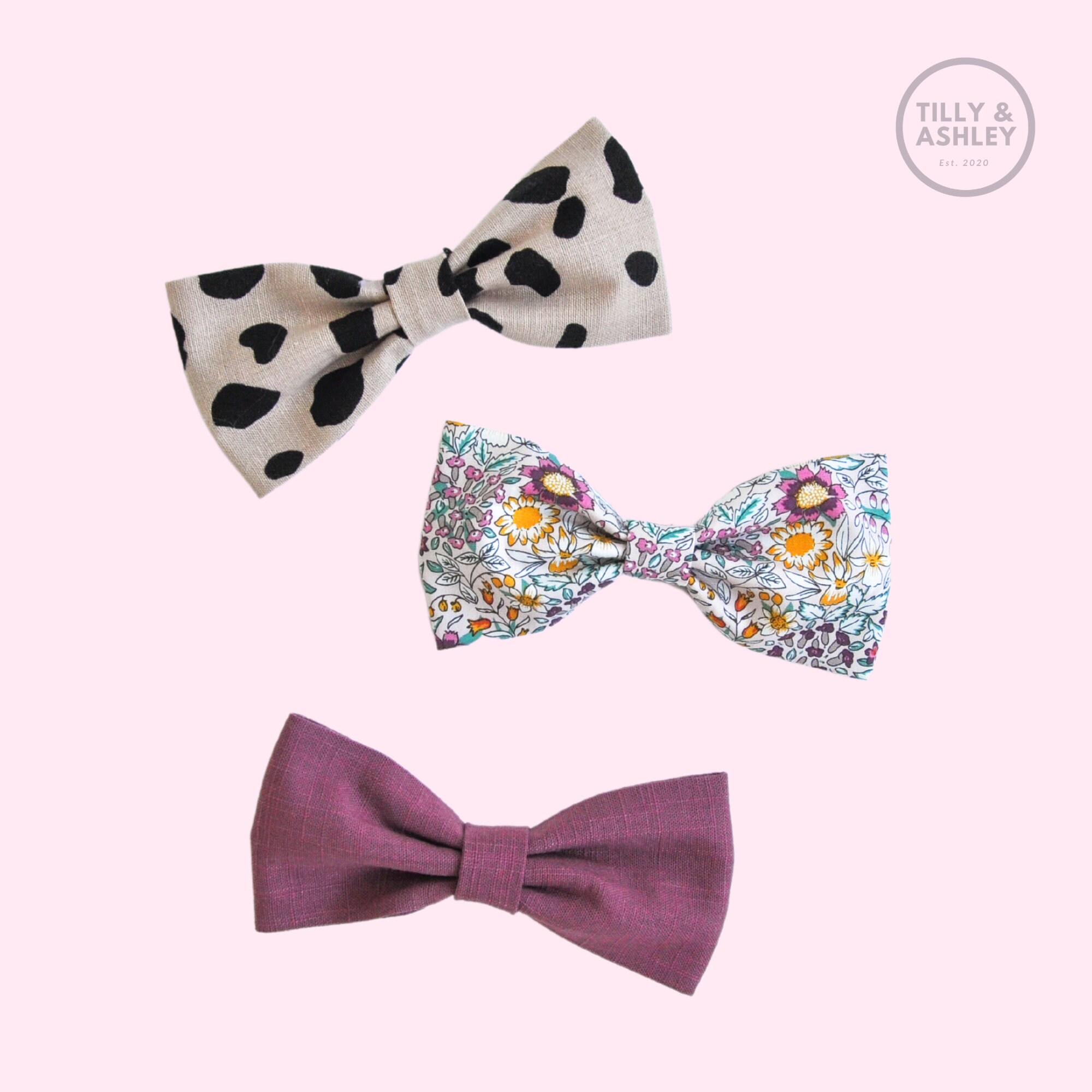 Easy Fabric Hair Bow PDF Sewing Pattern Baby Bow Headband Hair Bow ...