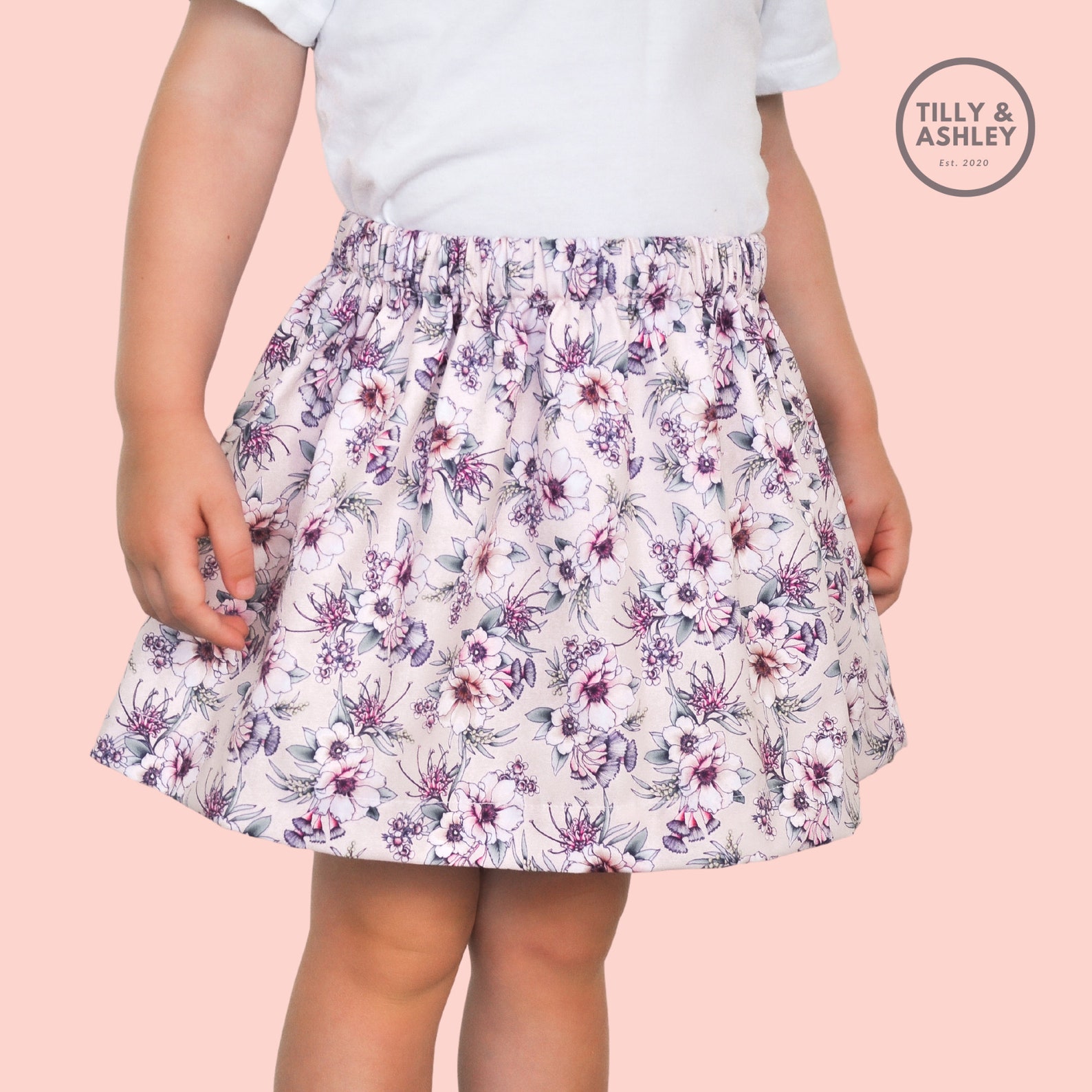 Girls Skirt PDF Sewing Pattern 9 Sizes Skirt Pattern Simple - Etsy