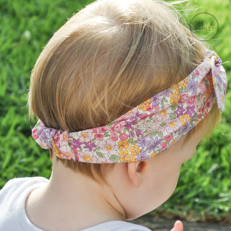 Elastic Back Headband Sewing Pattern PDF Baby Bow Knot - Etsy