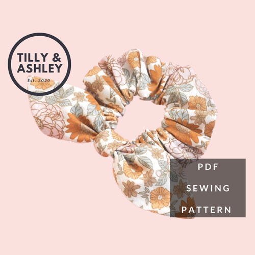 Bunny Ear Scrunchie Sewing PDF Pattern Scrunchie Pattern - Etsy