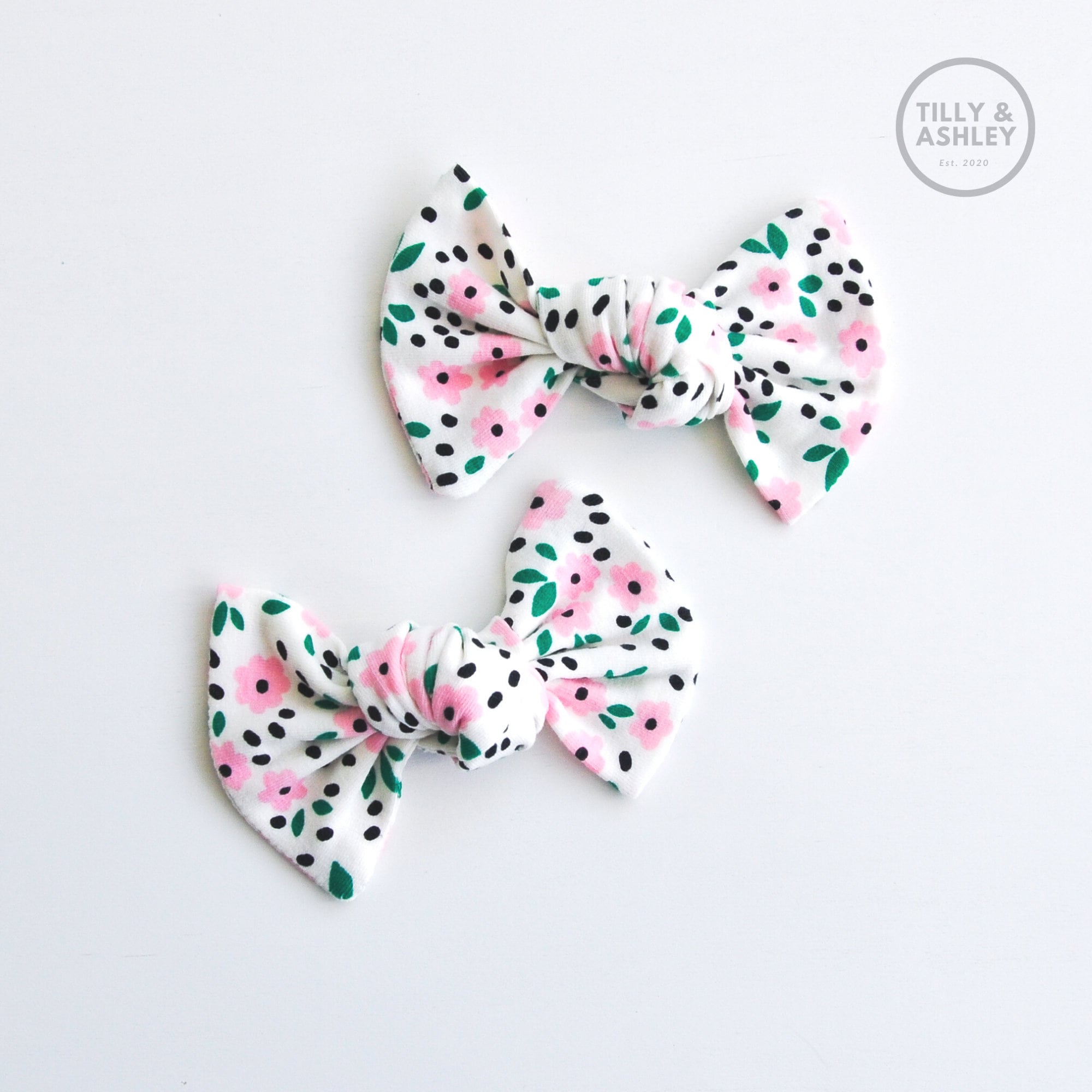 Chunky knot bow pattern Knot bows PDF sewing pattern Mini | Etsy