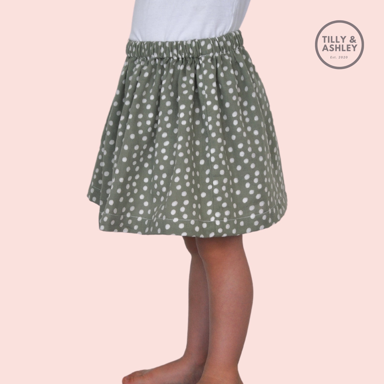 Girls Skirt PDF Sewing Pattern 9 Sizes Skirt Pattern Simple - Etsy