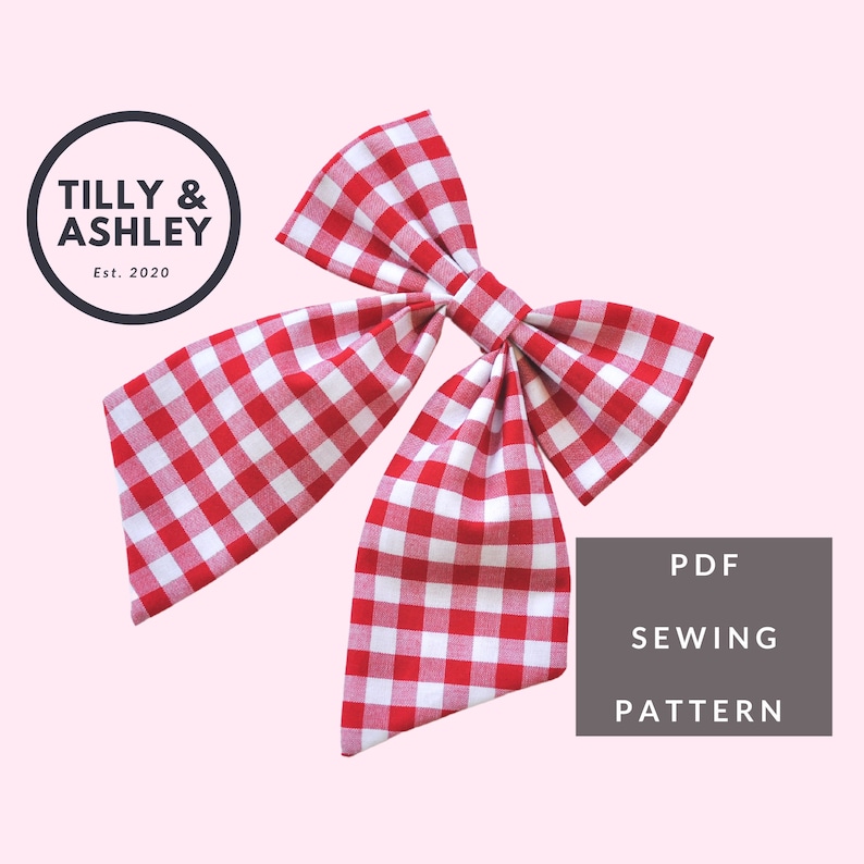 Sailor Bow Sewing Pattern PDF Hair Bow Sewing Pattern PDF - Etsy