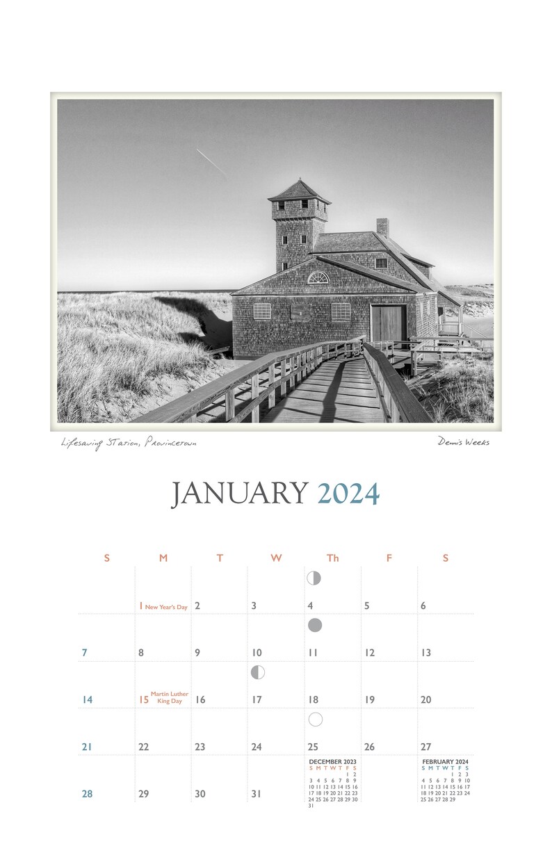 On Cape Cod 2024 Calendar of Scenes From Cape Cod by Anne Brown, Julia ...