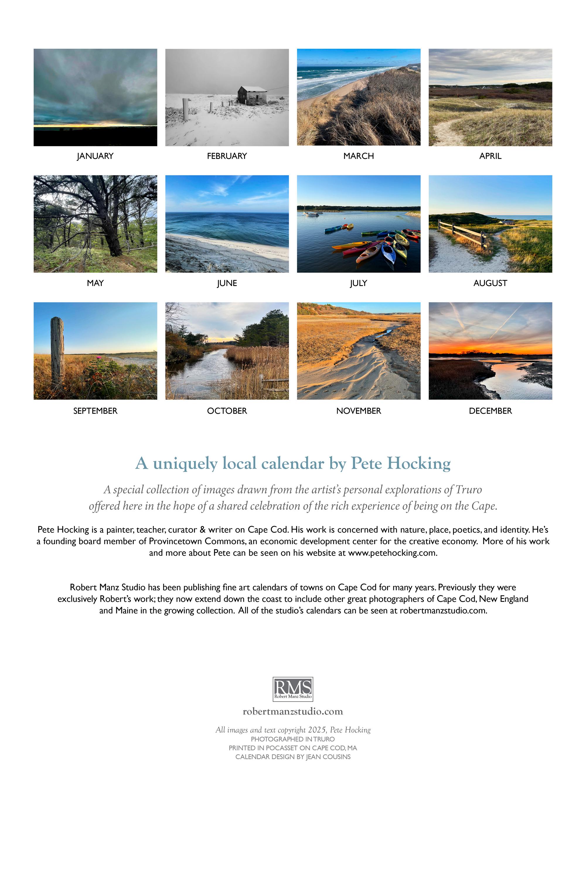 Truro on Cape Cod - 2026 Calendar of Scenes From Truro on Cape Cod by ...