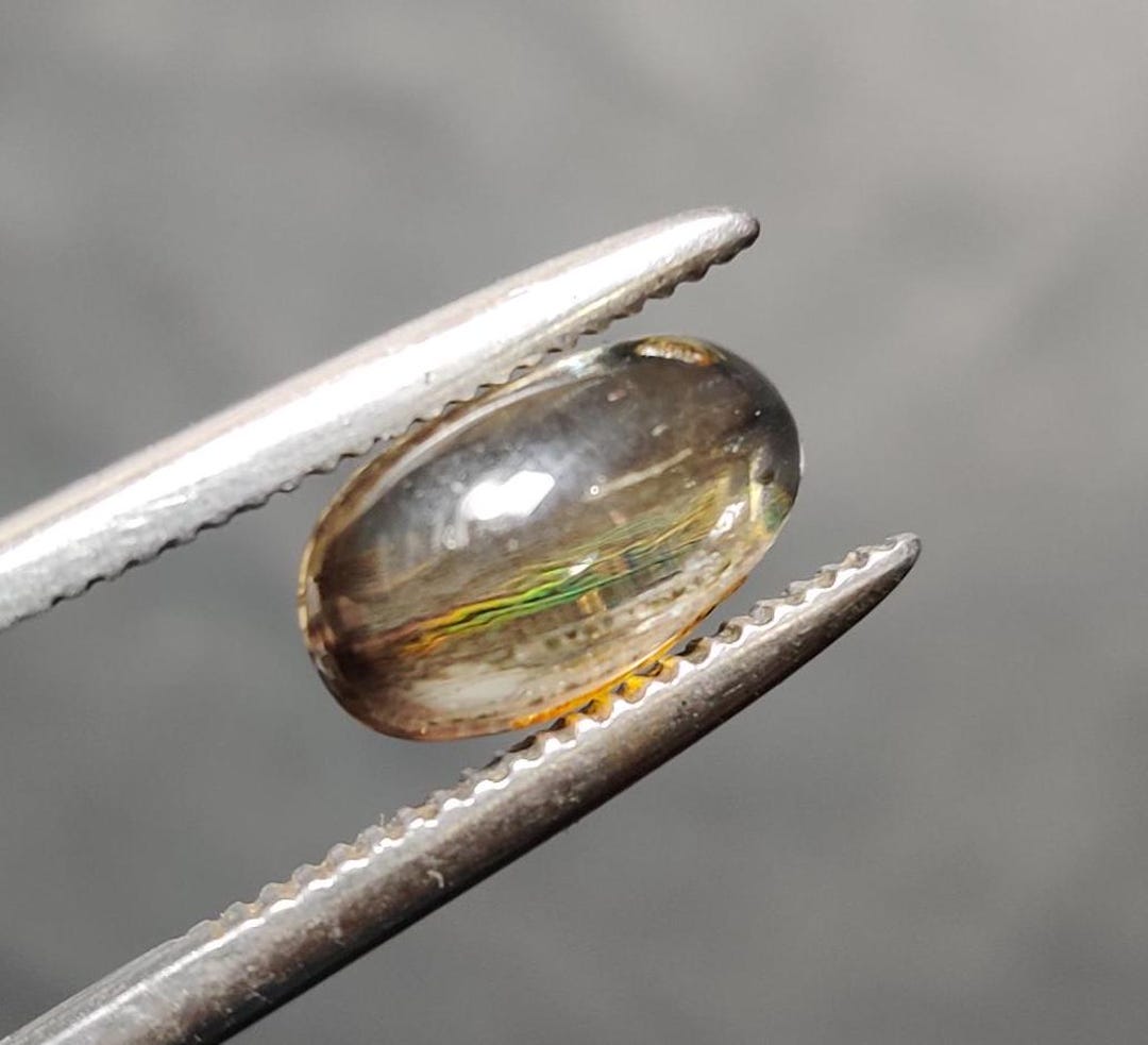 Rare Jumbo Rainbow Scapolite Smooth Cabochon, Top Grade Quality of Oval ...