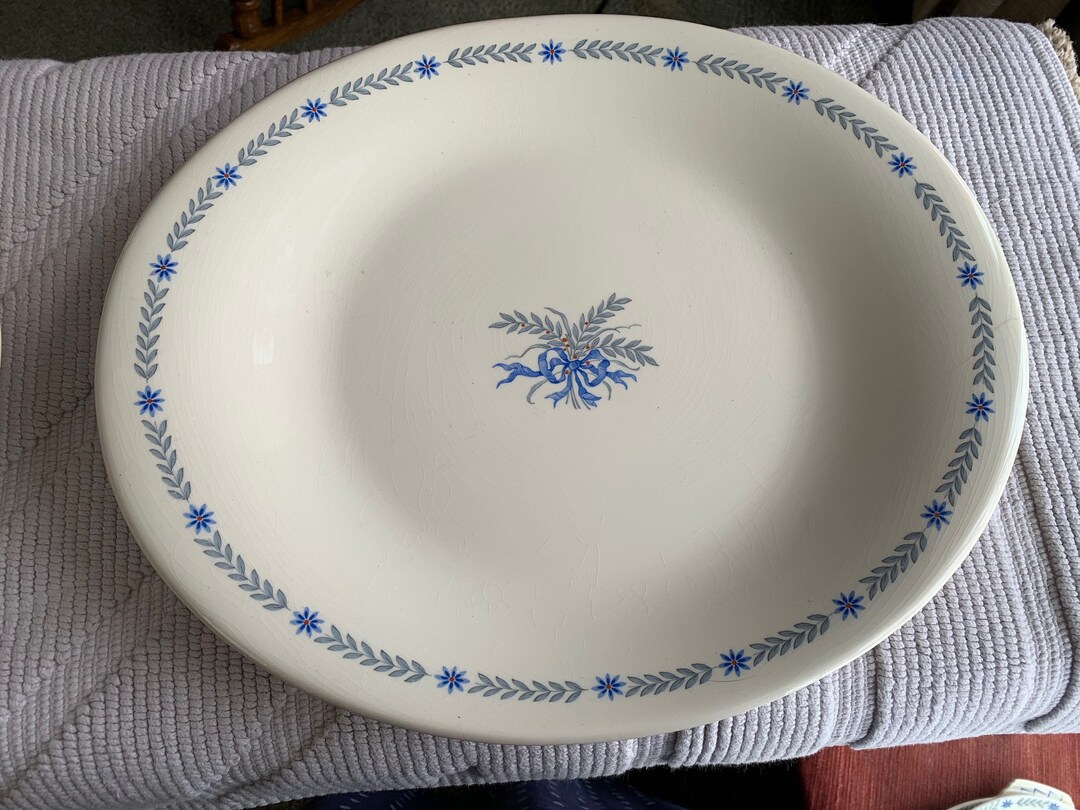 Four Steubenville Pottery Platters - "sandra" & "horizon" - #3032 ...