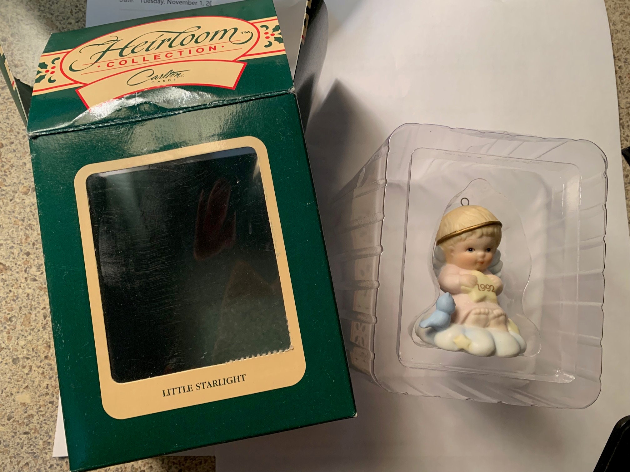 Carlton Cards Heirloom Collection Ornament - 1992 Little Starlight ... Carlton Cards Heirloom Collection Ornament - 1992 Little Starlight ...