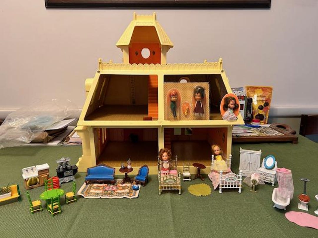 The Littles by Mattel - Vintage Victorian Vintage Dollhouse & Furniture ...