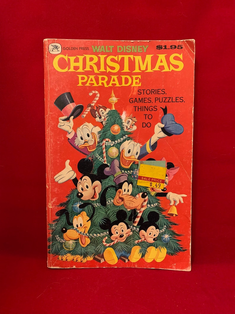 Walt Disney's Christmas Parade 1977 GOLDEN PRESS 224 Pages Vintage - Etsy