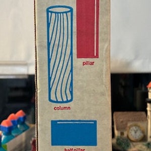 Vintage 1982 Playskool Colored Wood Blocks Set of 49 in Box With Extra ...