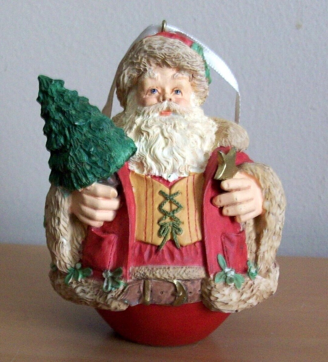 1996 Hallmark Evergreen Santa Special Edition Ornament Santa Claus - Etsy