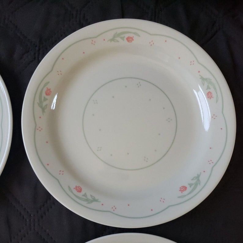Corelle Calico Rose Trellis Pattern Set of Two 10.25 - Etsy