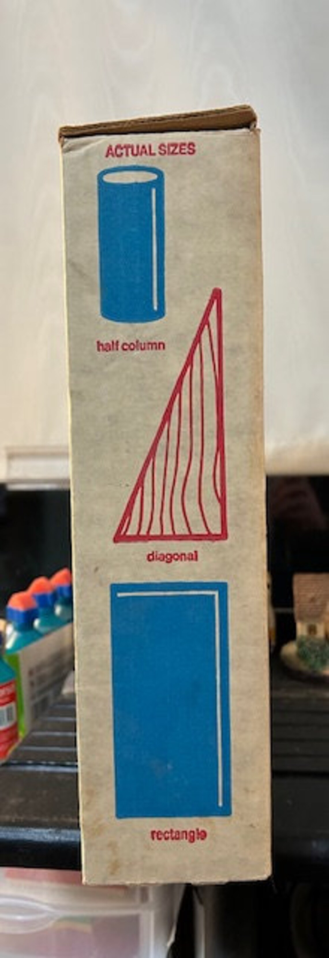 Vintage 1982 Playskool Colored Wood Blocks Set of 49 in Box With Extra ...