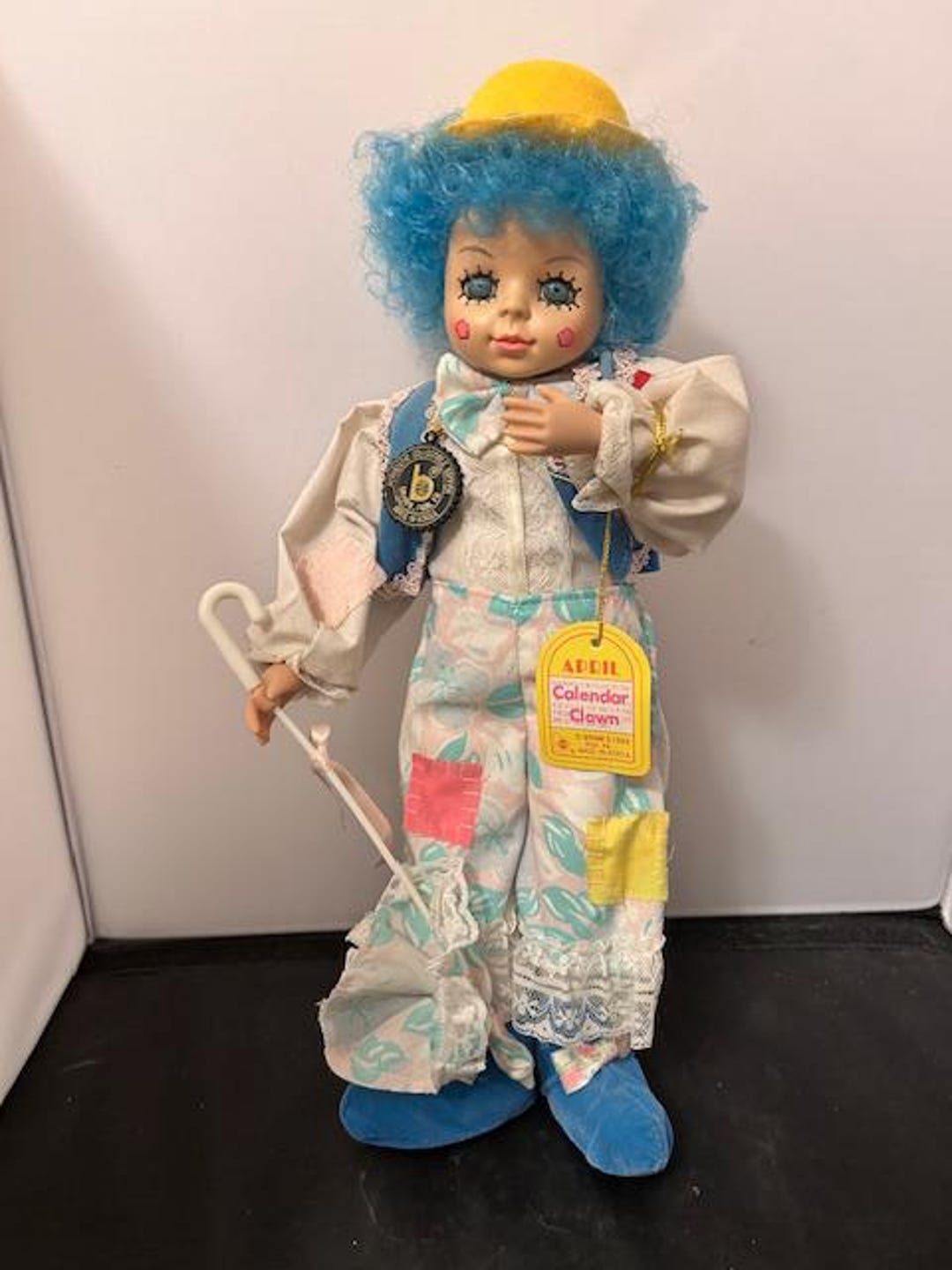 Vintage Brinn’s Porcelain Calendar Clown Doll - APRIL , 1988 April ...