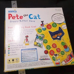 Briarpatch - Pete the Cat Groovy Buttons Game - Never Used - Ages 3 ...