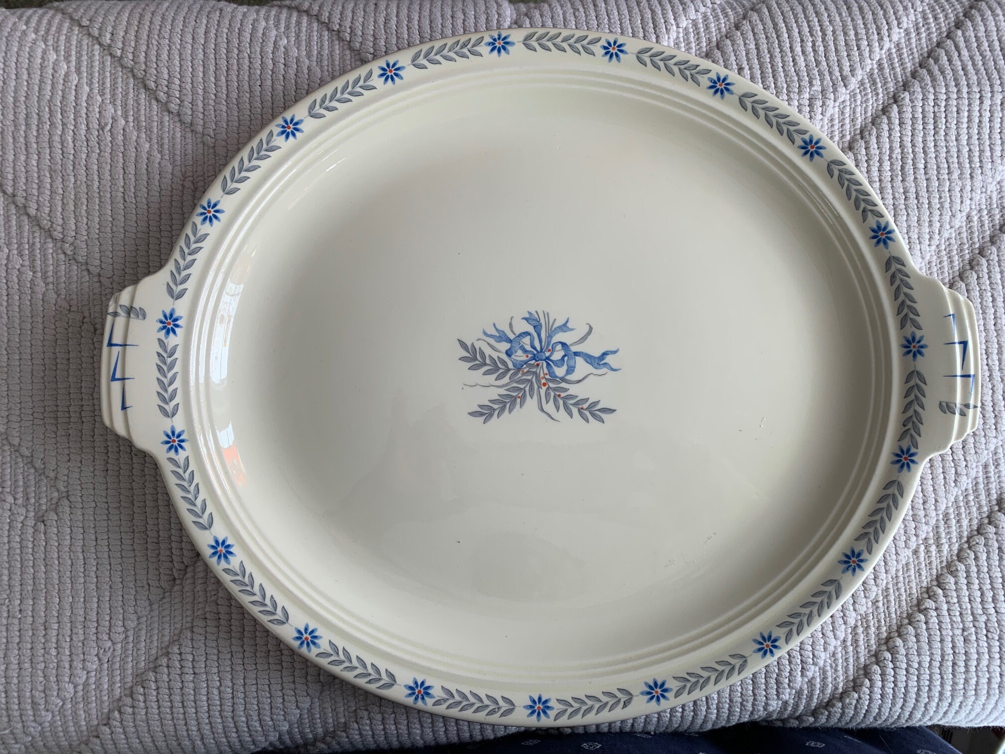 Four Steubenville Pottery Platters - "sandra" & "horizon" - #3032 ...