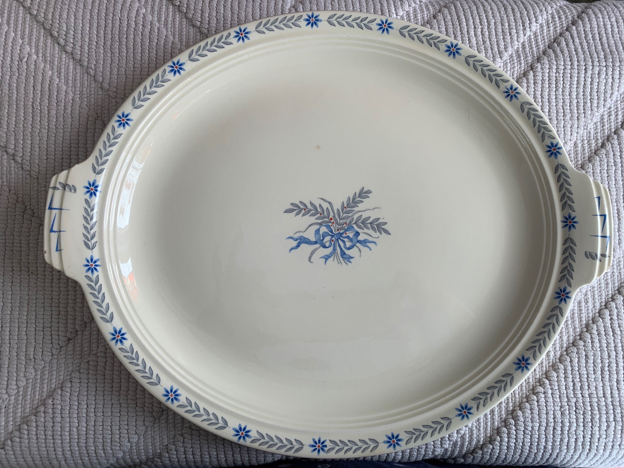 Four Steubenville Pottery Platters - "sandra" & "horizon" - #3032 ...