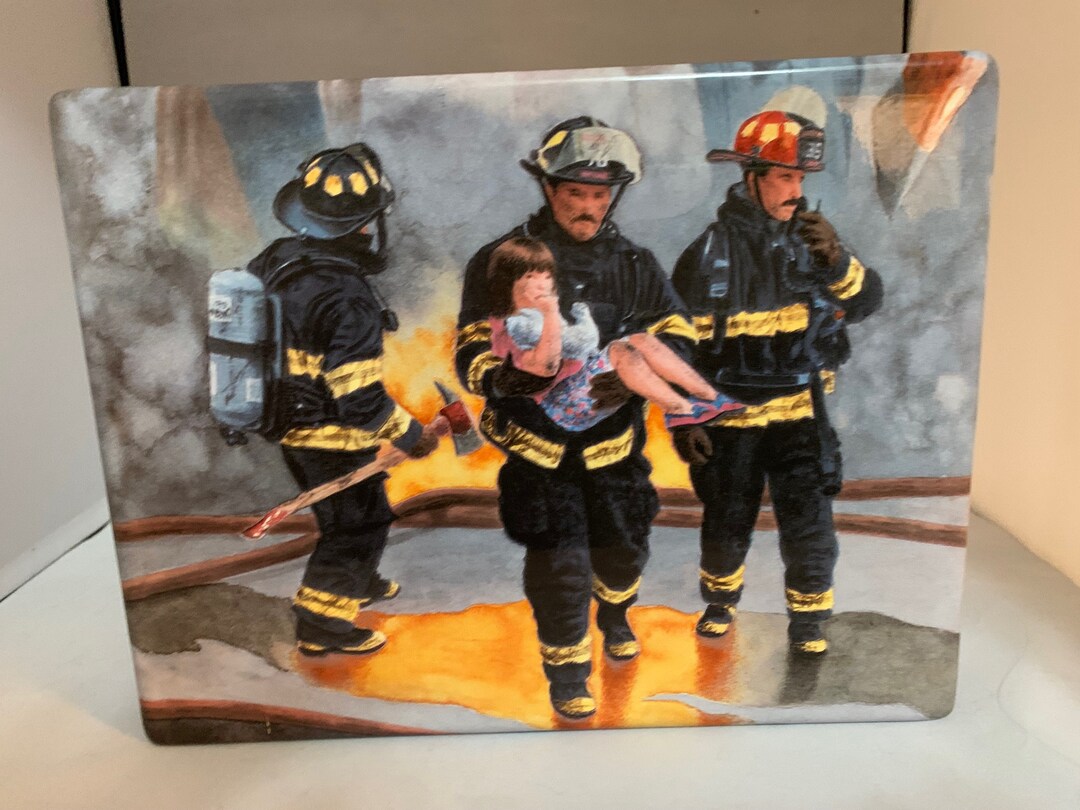 Compassion - Firefighters Collector Plate - Third Issue - Commitment to ...