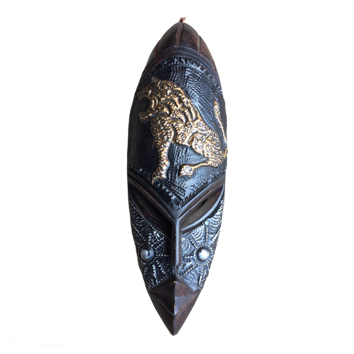 African Wooden Mask for Wall Lion Wooden Mask Wall Hanging Wooden Mask ...