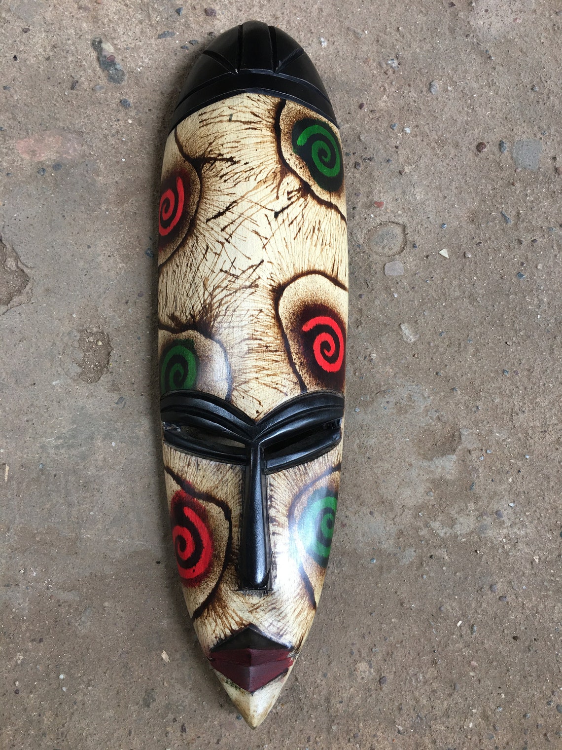 African Mask for Wall Wooden Mask for Wall African Wall Art Home ...