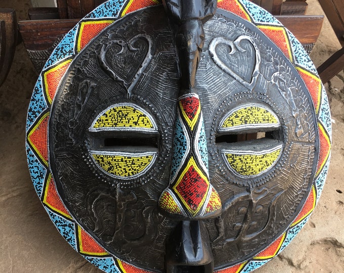 Traditional African Mask, African Decorative Mask, African Wall Mask ...
