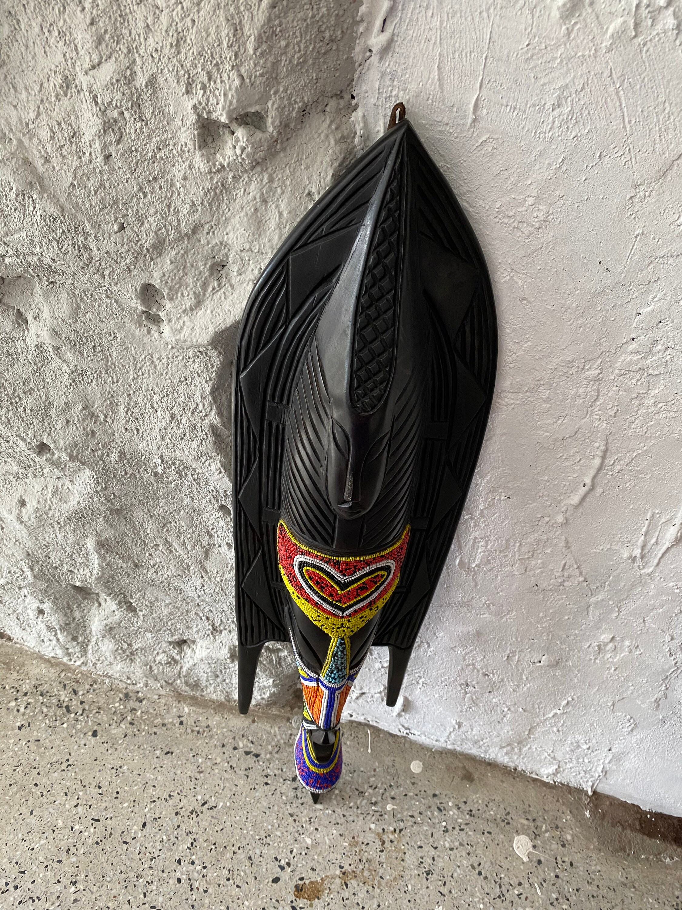 Wall Hanging Wooden Mask, African Wooden Mask for Wall - Etsy