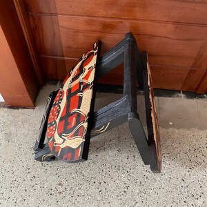 African Wooden Table, Traditional Coffee Table, Hand Carved Wooden ...