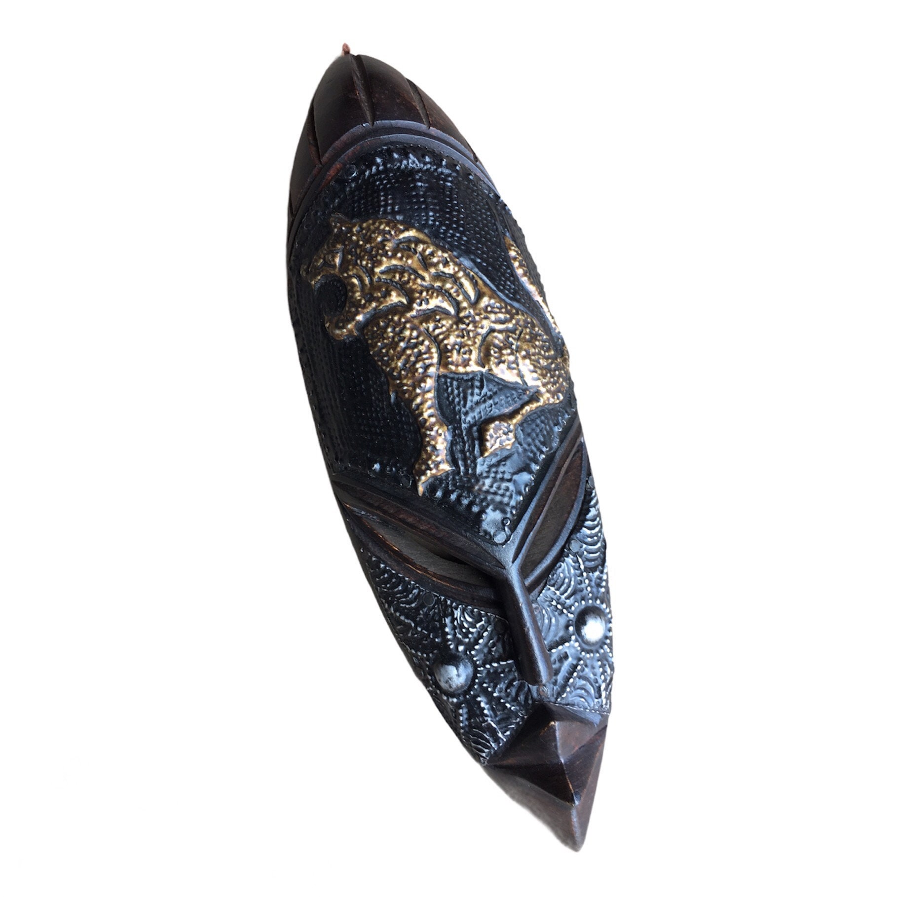 African Wooden Mask for Wall Lion Wooden Mask Wall Hanging Wooden Mask ...