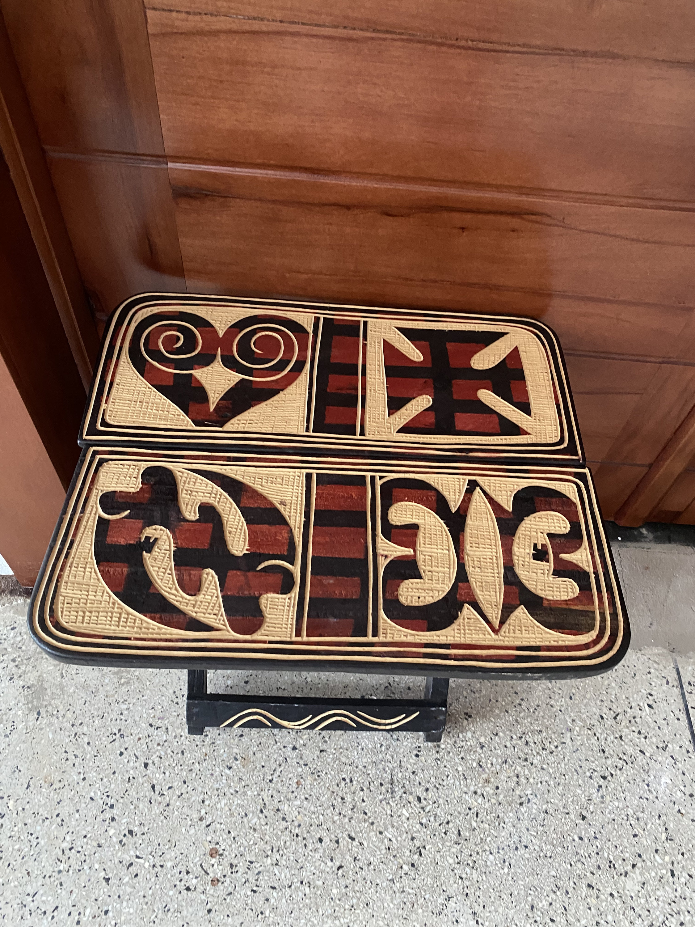African Wooden Tables, Adinkra Tables, Wooden Coffee Table, Home Decor ...