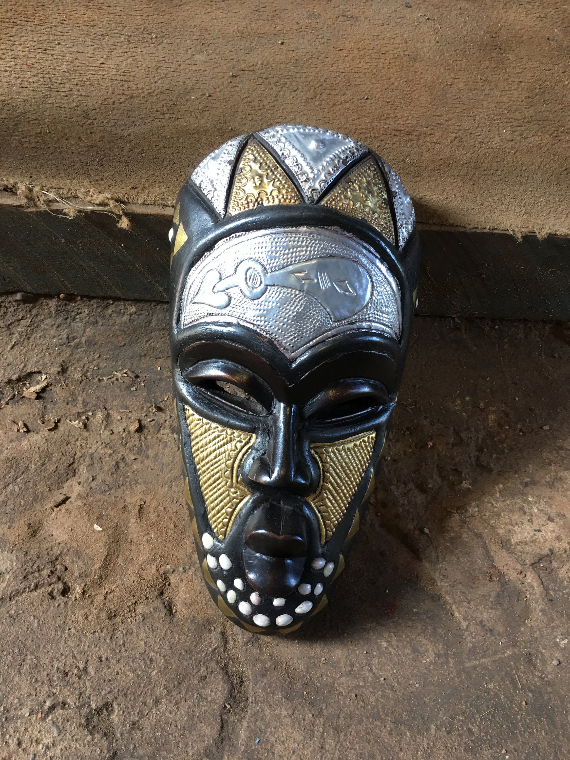 Wooden Mask for Wall African Wooden Mask for Wall Wall - Etsy