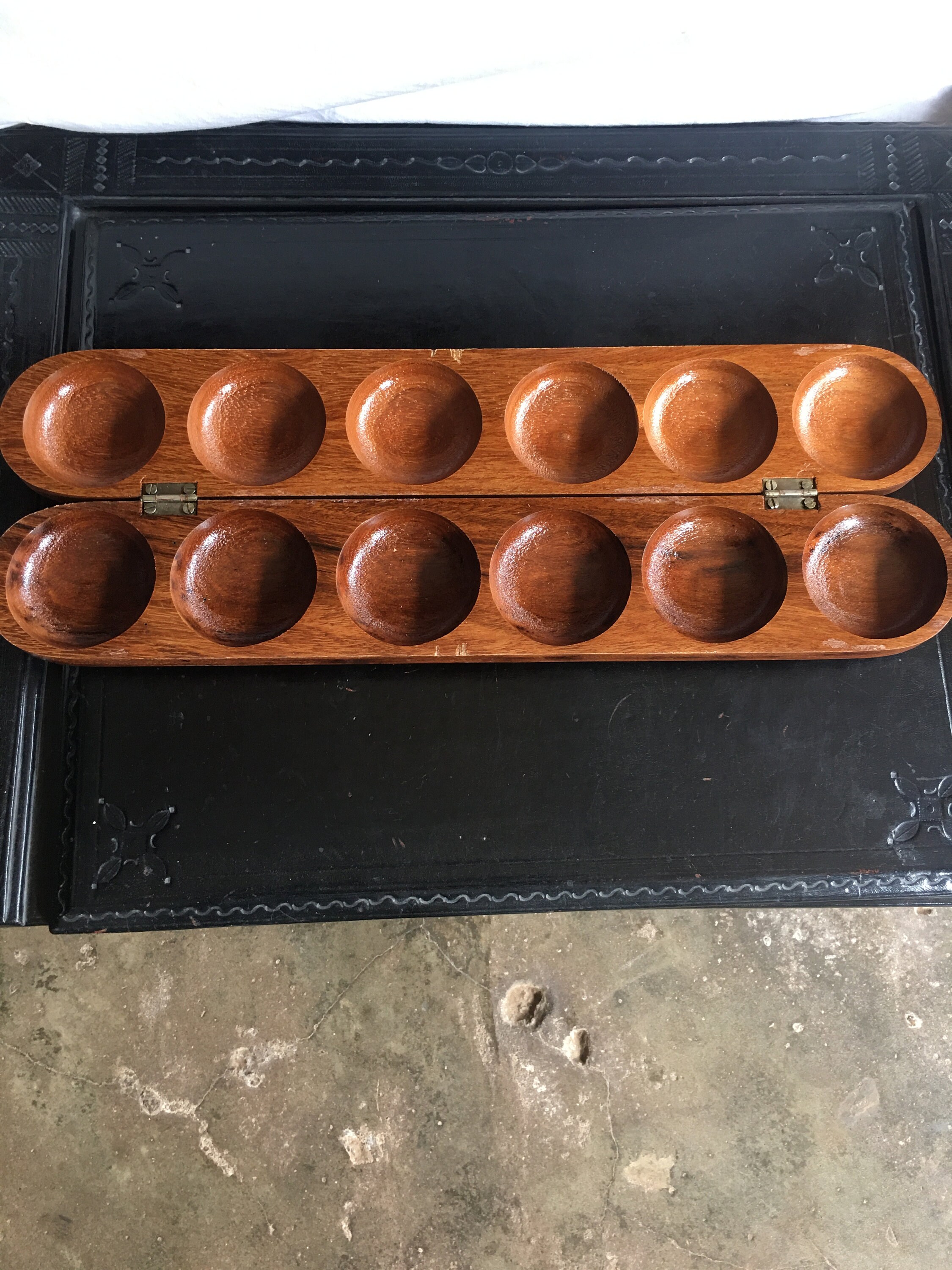 Mancala Board Game, Oware Board Game, Ghana Oware Board Game, - Etsy