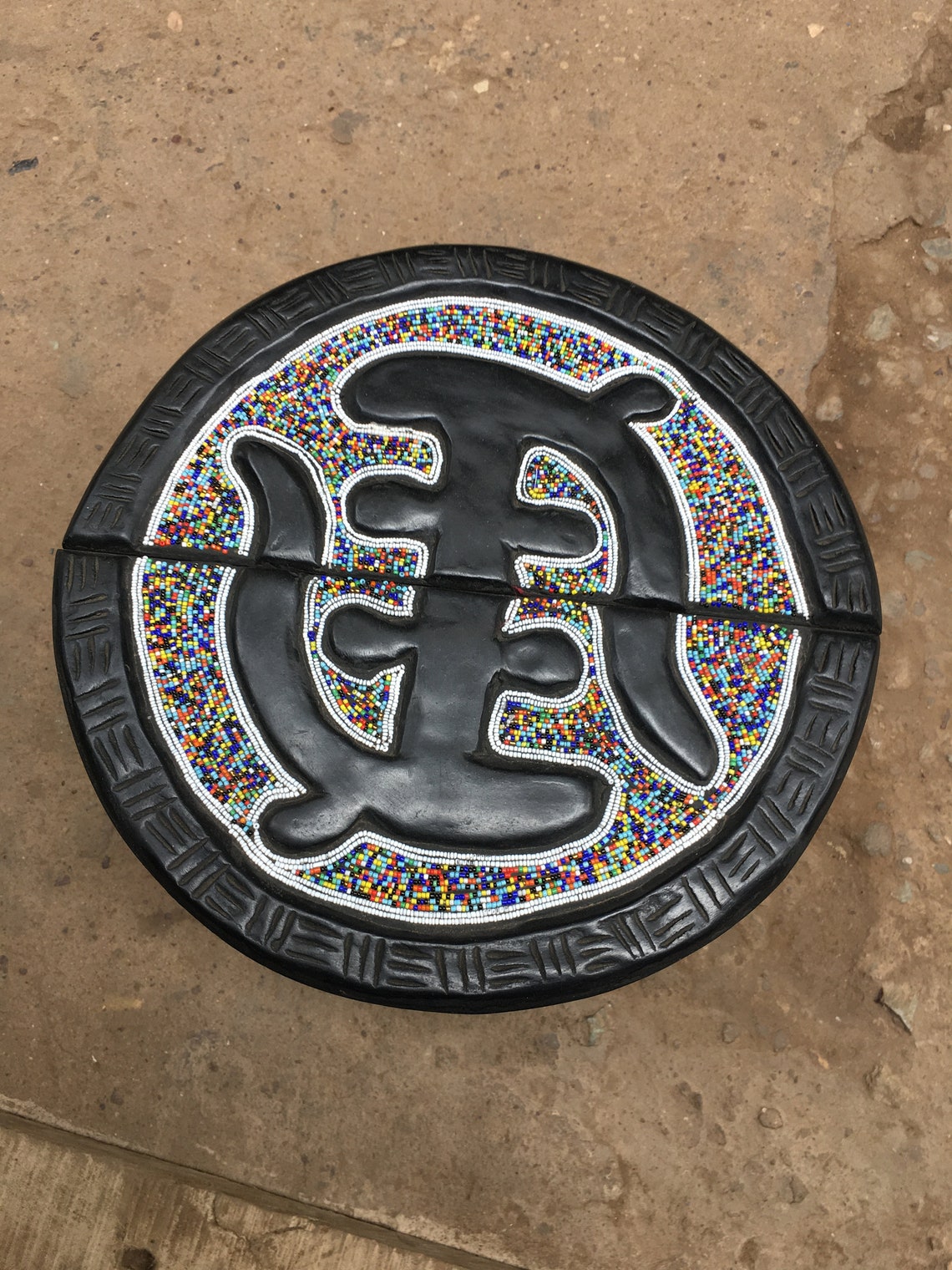 African Table Coffee Table Adinkra Tables From Ghana Hand Carved Wooden ...