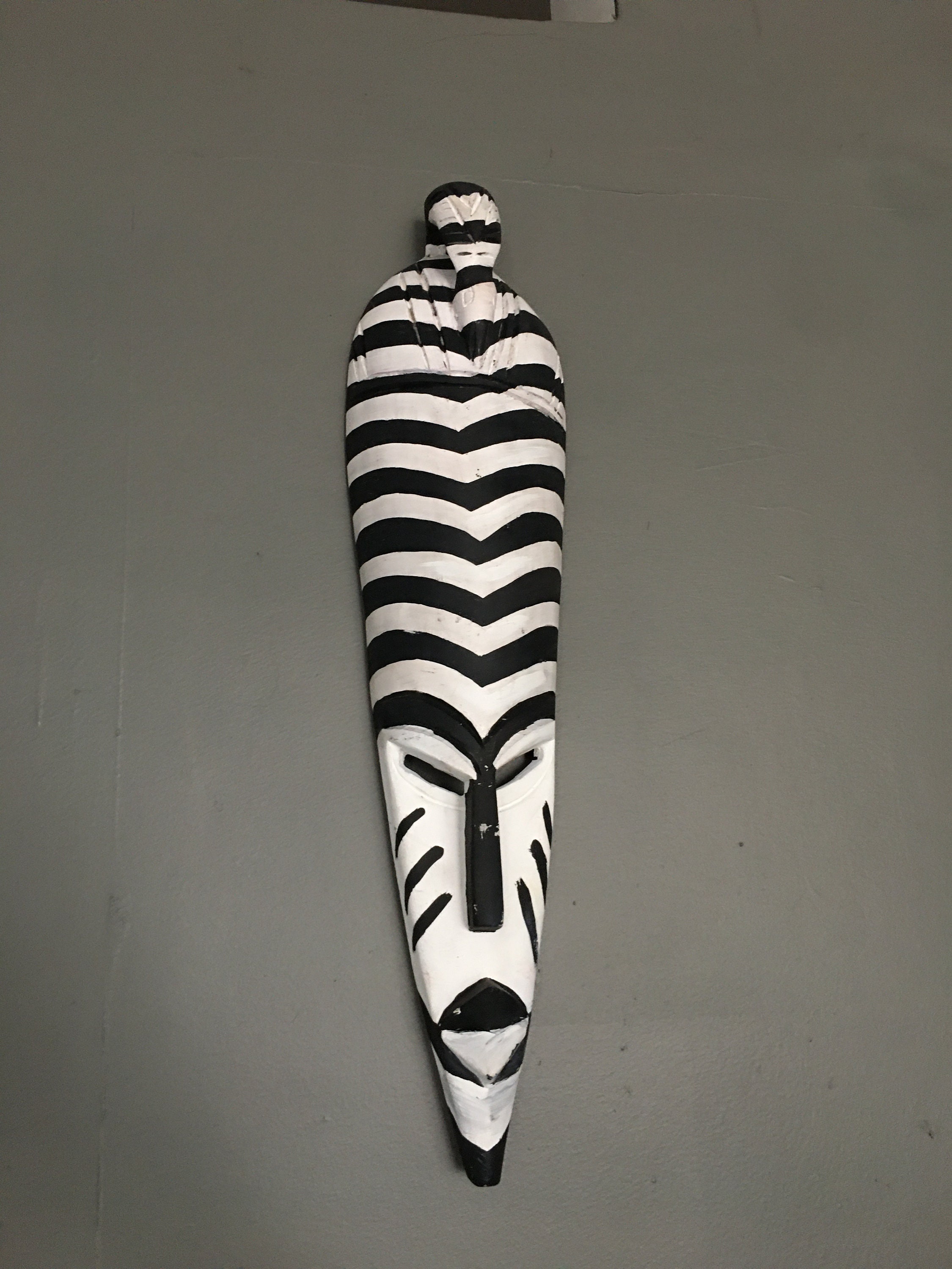 African Mask for Wall, Wall Hanging Wooden Mask, Wall Art, Home Decor ...