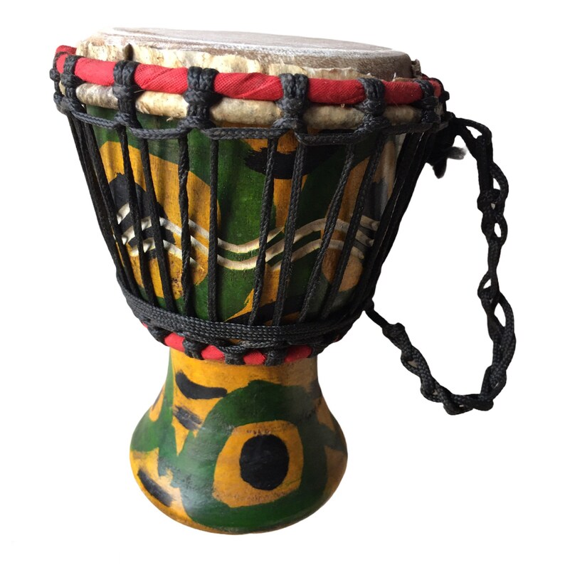 African Djembe Drum | Small Djembe Drum for Kid | Home Decor African ...