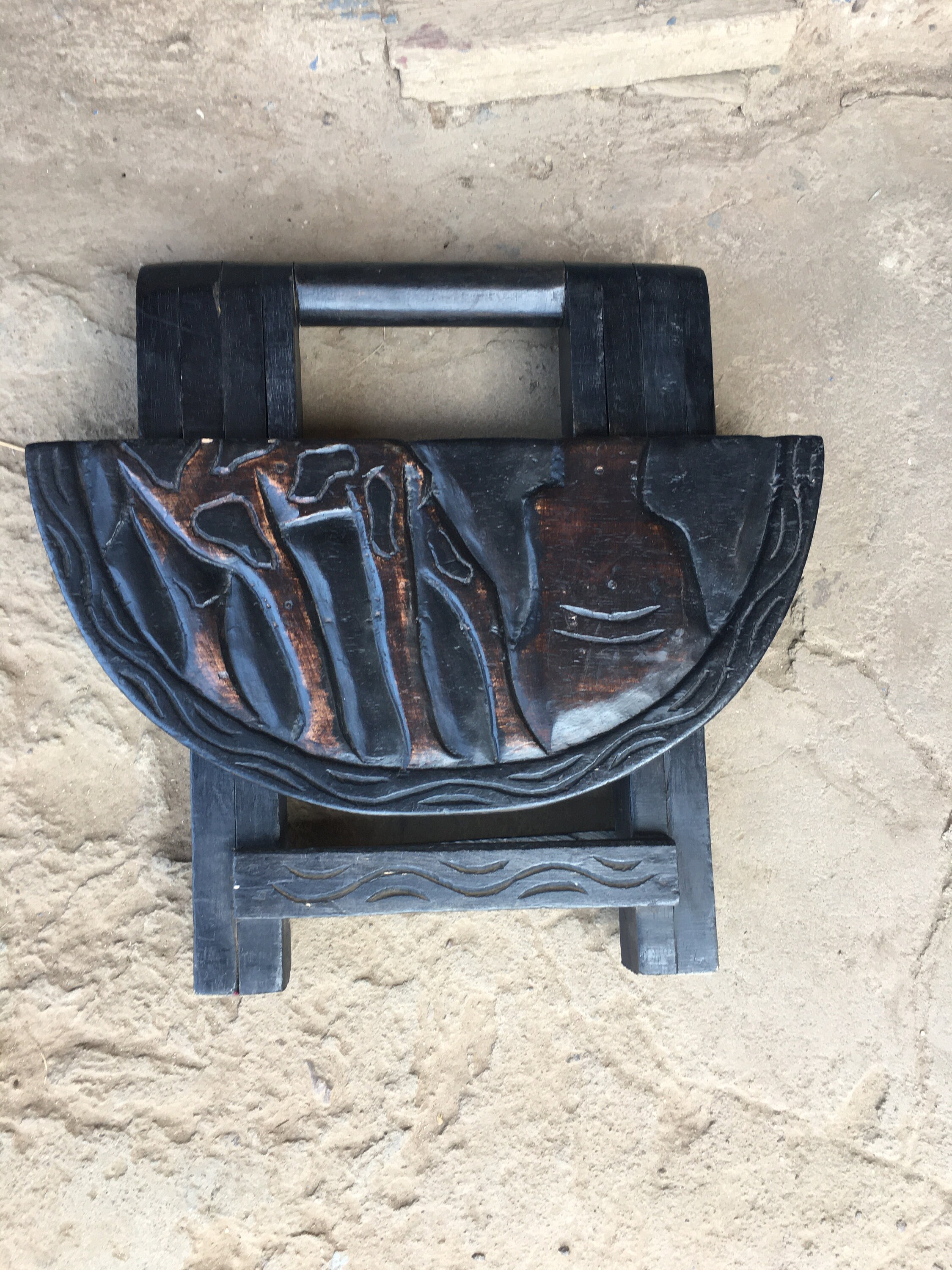 Giraffe Coffee Table, African Foldable Coffee Table, Home Decor Wooden ...