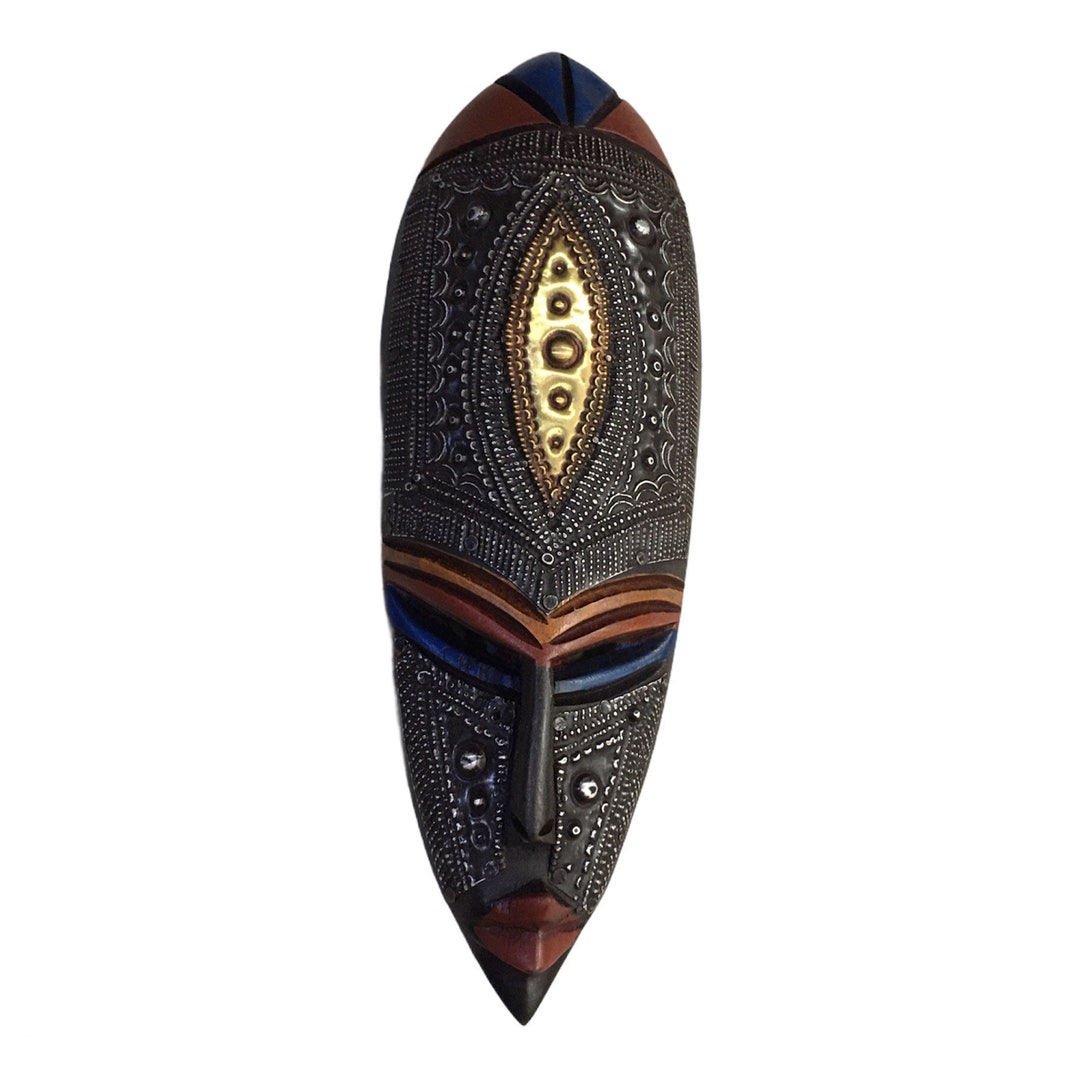 African Masks for Wall | Hand Carved| African Mask for Wall | House ...