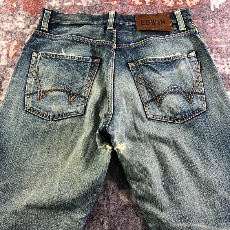 Vintage Edwin 505 Selvedge Jeans 33x29, Vintage Edwin Jeans, 90s Edwin ...