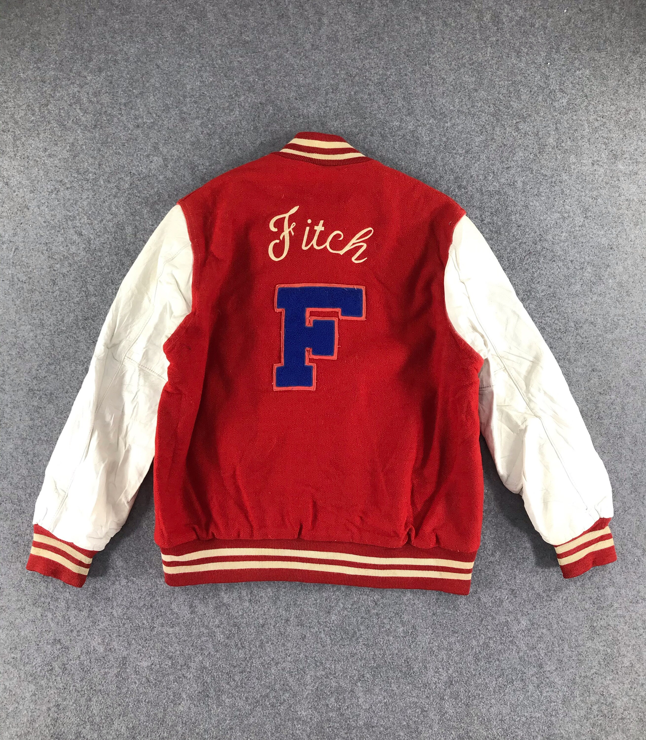 Vintage Halloway Letterman Varsity Jacket Large Size, Vintage Wool ...