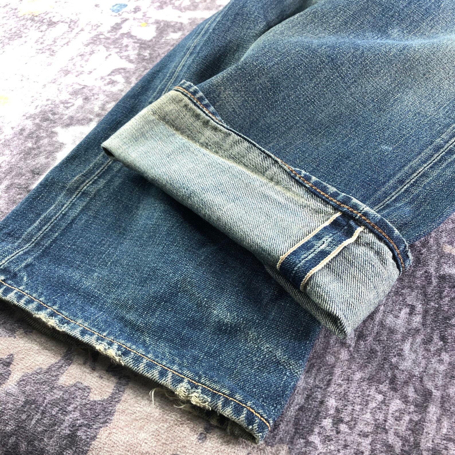 Vintage Edwin Selvedge Jeans 36x35 , Vintage Edwin Jeans, 90s Edwin ...