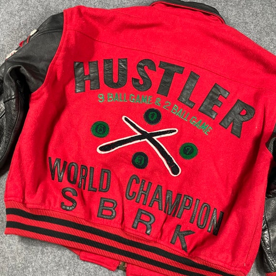 Vintage 9 Ball Varsity Jacket Large Size, Snooker Var… - Gem