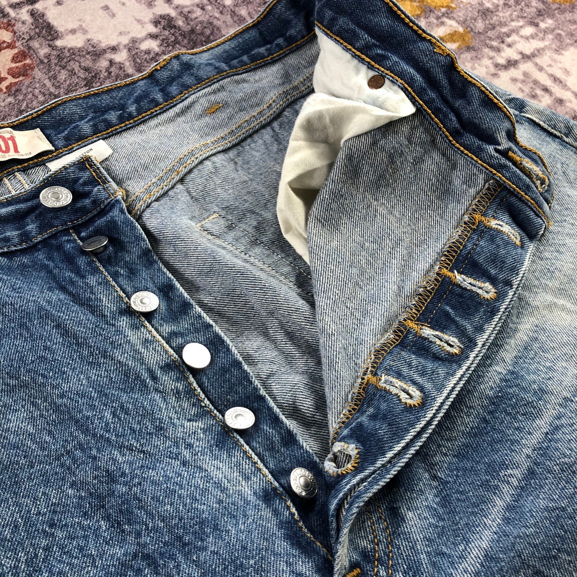 Vintage Levis 501 Jeans 40x31, Levis High Waist, Vintage Levis Jeans ...
