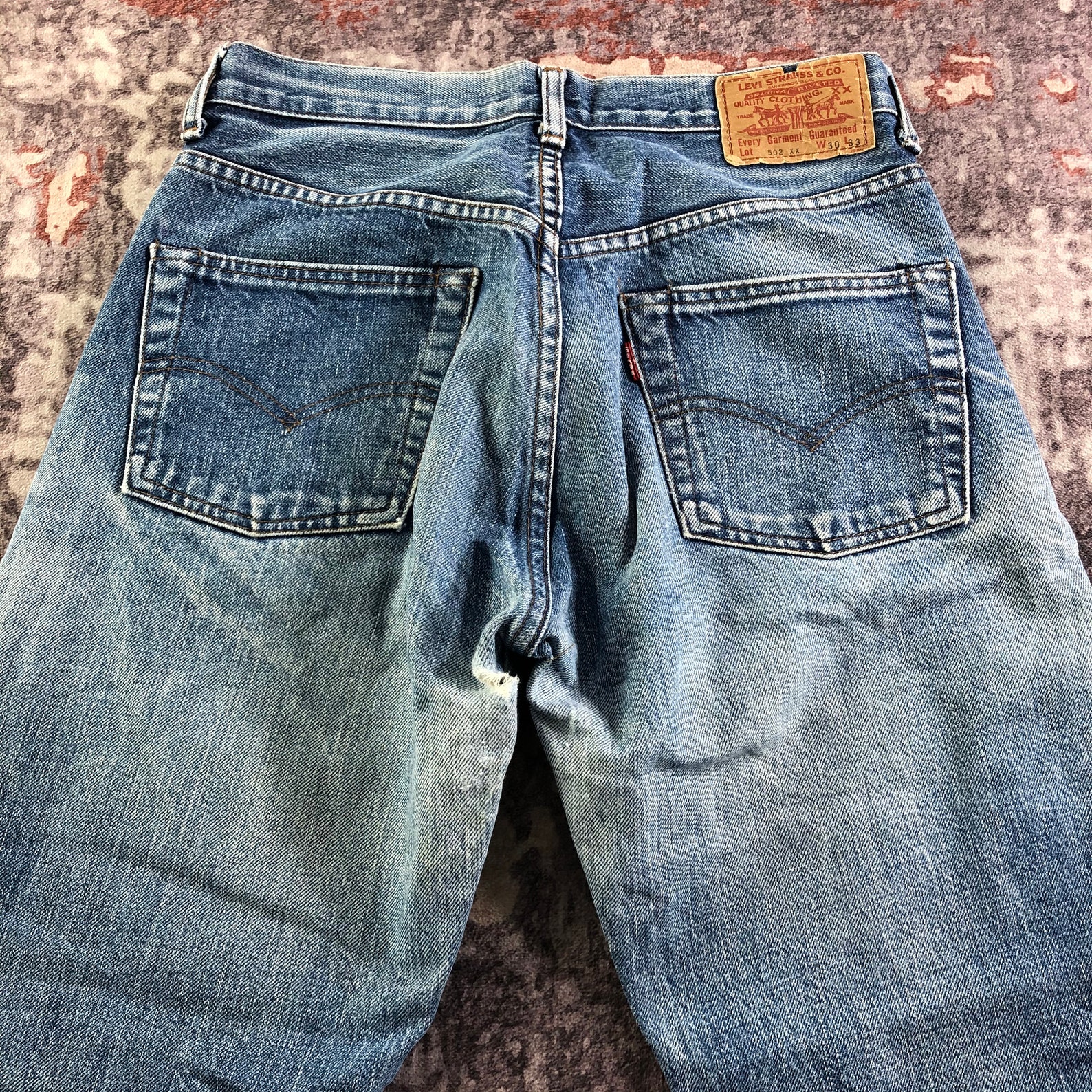 Vintage 90s Levis 502 Selvedge Jeans 30x26, Vintage Levis Jeans ...