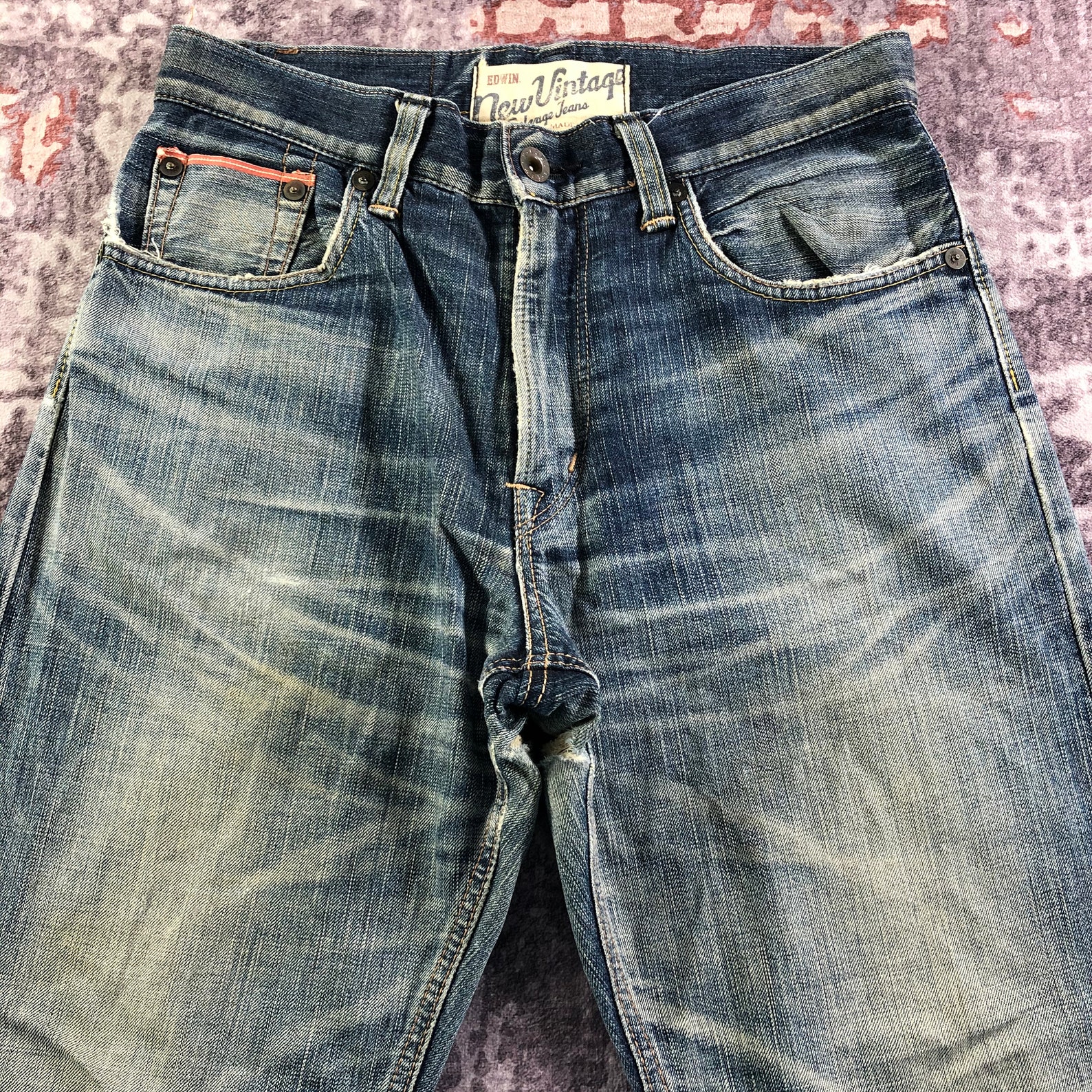 Vintage Edwin 505 Selvedge Jeans 33x29, Vintage Edwin Jeans, 90s Edwin Selvedge Jeans, Vintage ...