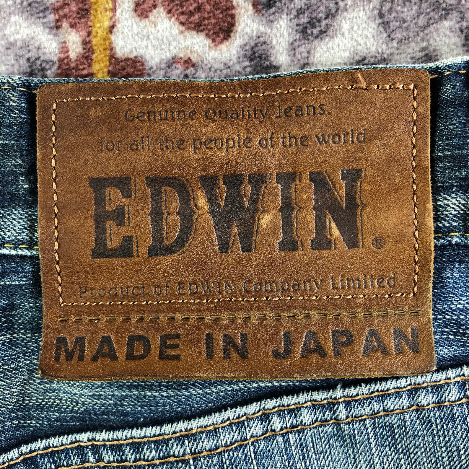 Vintage Edwin 505 Selvedge Jeans 33x29, Vintage Edwin Jeans, 90s Edwin Selvedge Jeans, Vintage ...