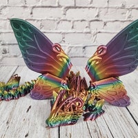 Flutter Into Fantasy: Baby Butterfly Dragon With Monarch Wings - Etsy